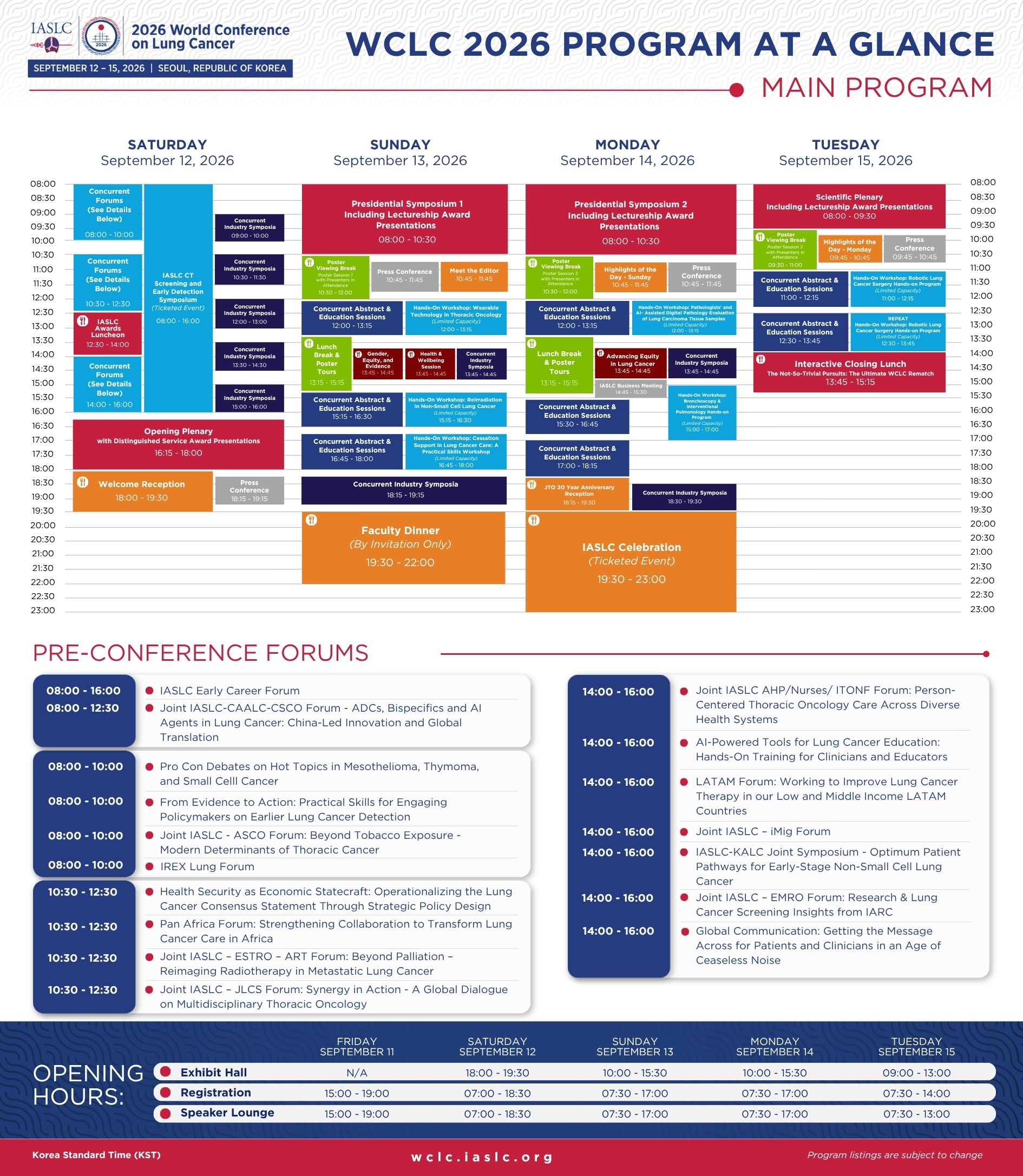 Program at a Glance - WCLC 2026